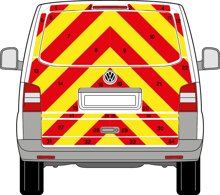 VW Transporter Tailgate T5 2009-15
